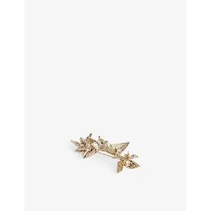 Erdem Flower Brass Brooch - Light Gold