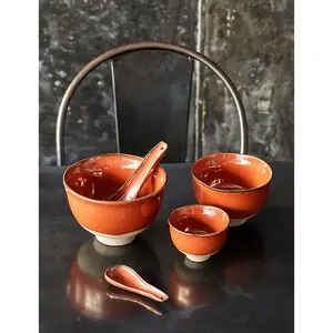 SERAX Merci Stoneware Bowl - Red