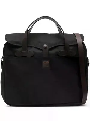 Filson Logo Patch Briefcase - Black
