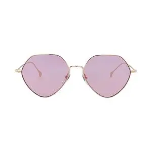 Gucci Geometric Octagon Sunglasses - Gold