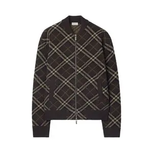 Burberry Check Zip-up Jacket