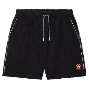 Casablanca Towelling Shorts - Black