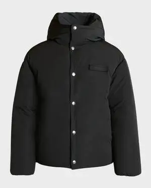 Jacquemus La Doudoune Cropped Puffer Jacket - Black