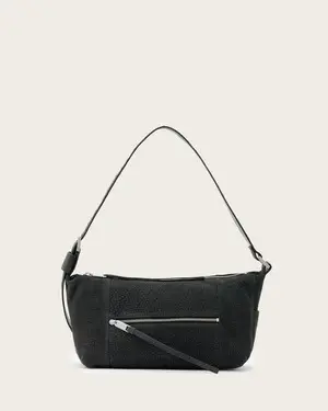 ALLSAINTS Vega Leather Shoulder Bag - Grey