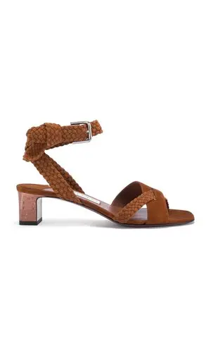 JIMMY CHOO Rori Suede Sandals - Brown