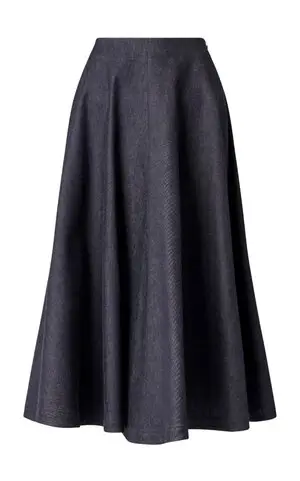 ALTUZARRA Varda Denim Midi Skirt