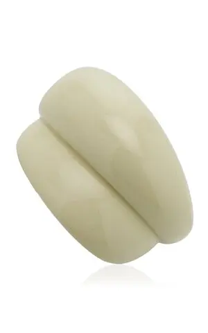 JULIETTA Leto Resin Cuff - White