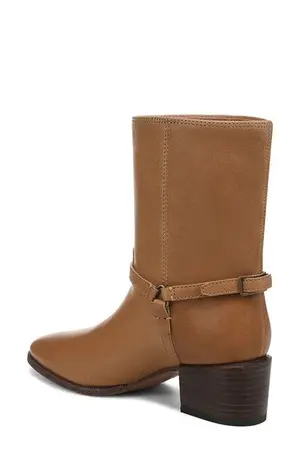 Franco Sarto Kian Leather Bootie - Desert Camel Brown