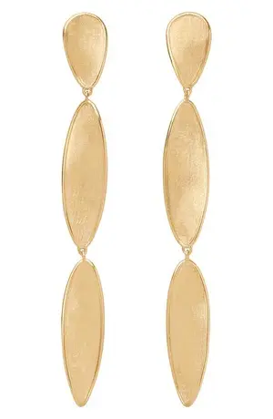 Marco Bicego Lunaria Twist Drop Earrings - Gold
