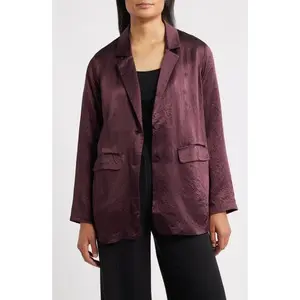 Eileen Fisher Crinkled Blazers For Women
