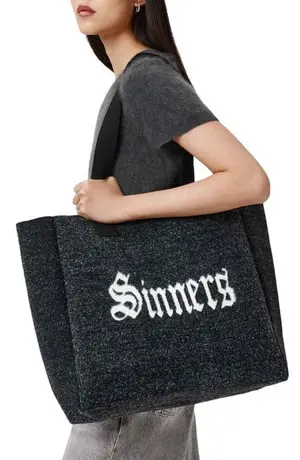 ALLSAINTS Izzy Fuzzy Tote
