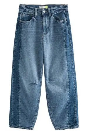 NEXT Two-tone Barrel Leg Jeans