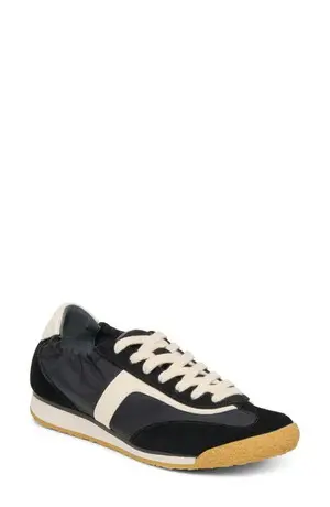 Dolce Vita Sariya Lace Up Sneakers - Black Nylon