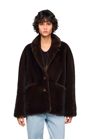 Sandro Textured Coats For Women