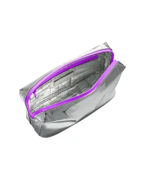 WELLINSULATED Limited Edition Performance Beauty Bag - Silver/lilac