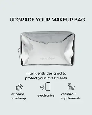 WELLINSULATED Limited Edition Performance Beauty Bag - Silver/lilac