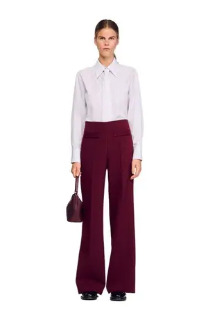 Sandro Straight Leg Pants For Women