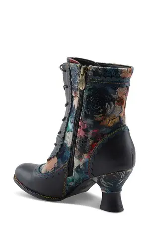SPRING STEP SHOES Bewitch Bootie - Navy Multi