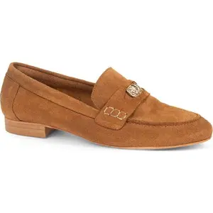 PATRICIA GREEN Vince Penny Loafer - Cognac Suede