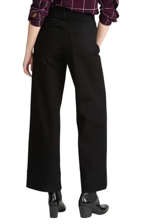 Universal Standard Claudia Wide Leg Jeans - Jet Black