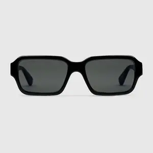 Gucci Rectangular Frame Sunglasses - Black