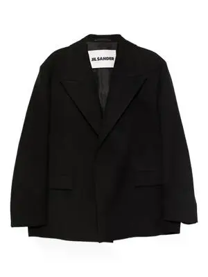 JIL SANDER Single-breasted Blazer - Black