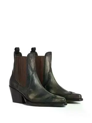 Dsquared2 Leather Chelsea Boots
