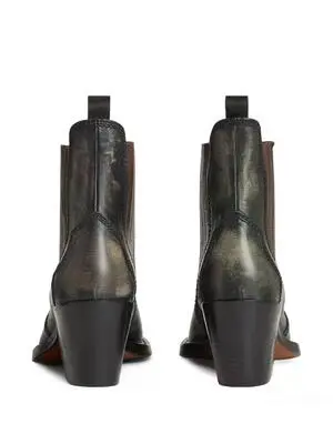 Dsquared2 Leather Chelsea Boots