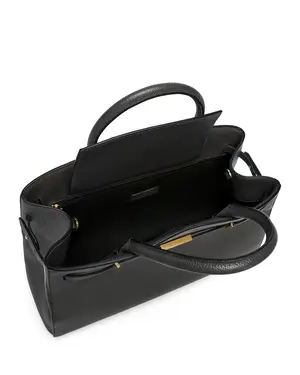 DEMELLIER The Mini Hudson Top Handle Bag - Black