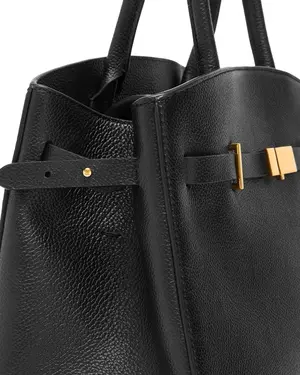 DEMELLIER The Mini Hudson Top Handle Bag - Black