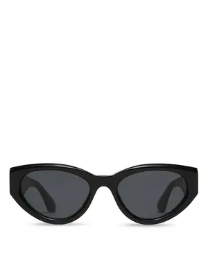 Chimi Cat Eye Sunglasses, 53mm - Black