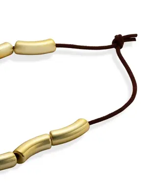 Aqua Una Stone Bead Collar Necklace 17