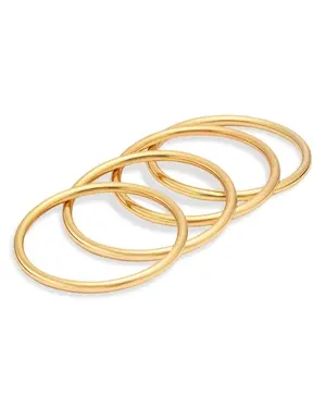 Aqua Thin Bangle Bracelets Set Of 3