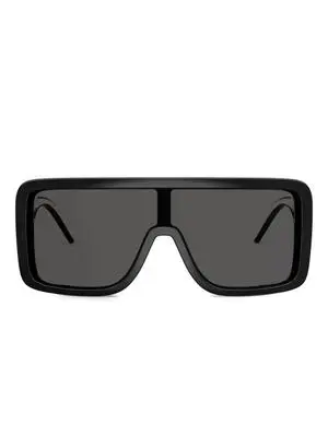 Dolce & Gabbana Logo Lettering Sunglasses - Black