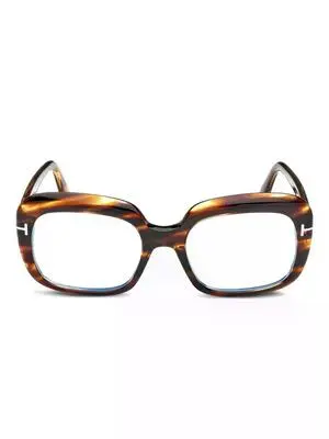 TOM FORD Square-frame Eyeglasses - Brown