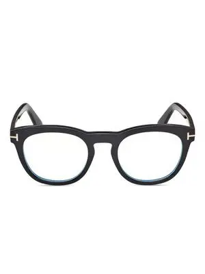TOM FORD Round-frame Glasses - Black