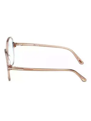 TOM FORD Round-frame Glasses - Neutrals