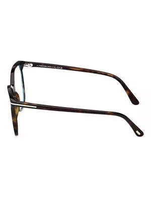 TOM FORD Hinge-detail Square-frame Glasses - Brown
