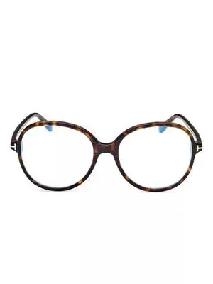 TOM FORD Round-frame Eyeglasses - Brown