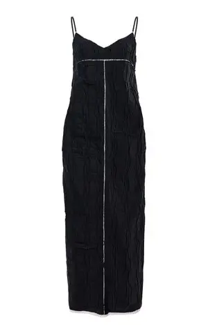 Simkhai Leah Cotton-blend Midi Dress