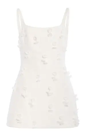 Simkhai Cailinn Linen-cotton Mini Dress - Ivory