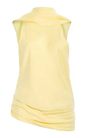 SIMKHAI Samira Satin Cape Top