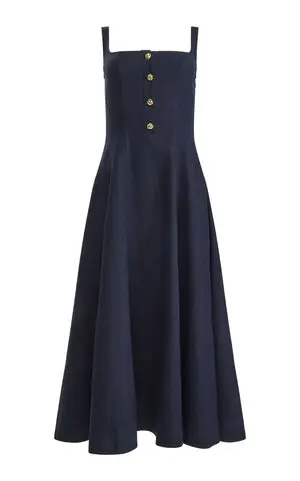 Women's Navy Linen