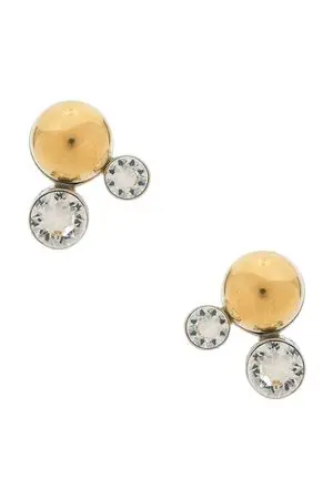 Dries Van Noten Stud Earrings - Silver