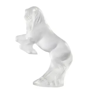 Lalique Small Prancing Horse Sculpture - Clear