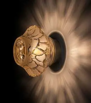 Lalique Crystal Caldera Wall Sconce