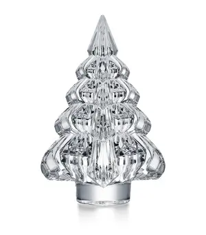 THE MARTHA, BY BACCARAT Noël Palmette Fir Ornament - Clear