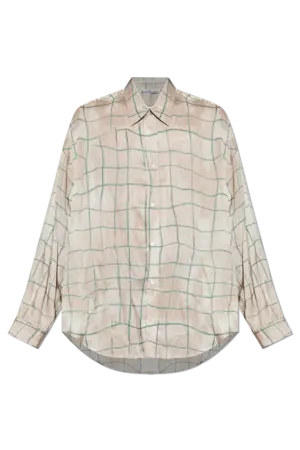 Acne Studios Checked Shirt Beige