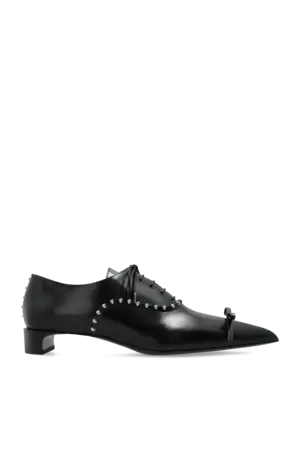 JIL SANDER Heeled Leather Oxford Shoes