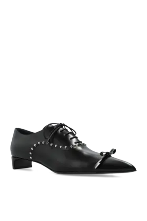 JIL SANDER Heeled Leather Oxford Shoes